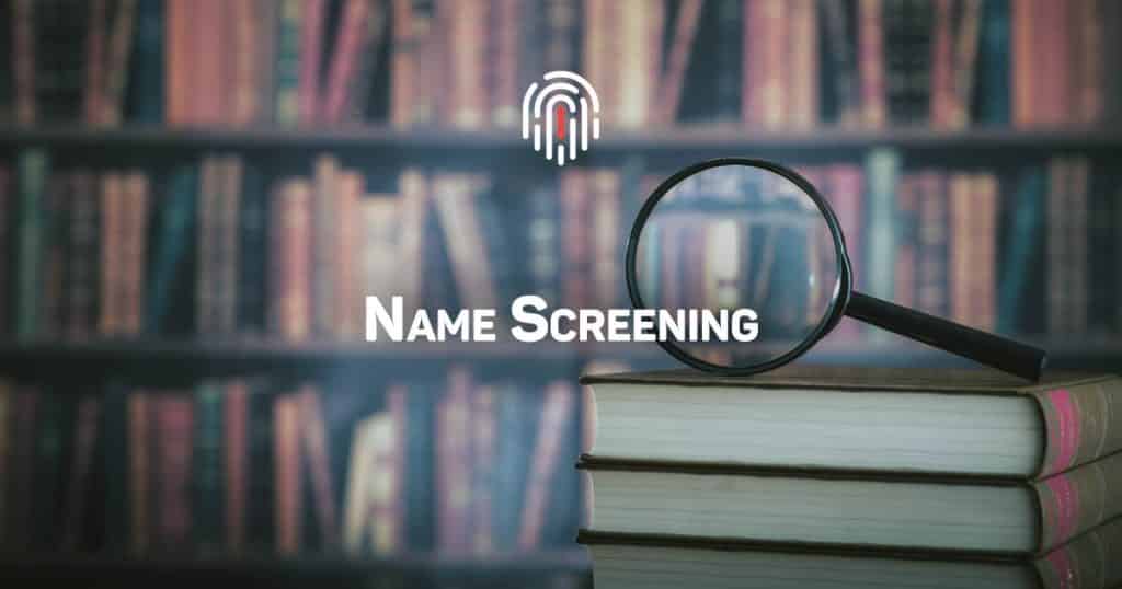 Name Screening | AML-CFT